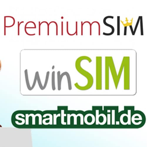 Drillisch-Tarife PremiumSIM, winSIM & smartmobil im Vergleich