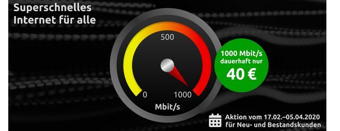 Vodafone GigaCable Max / Red Internet & Phone Cable ab eff. 14,99 € mtl.