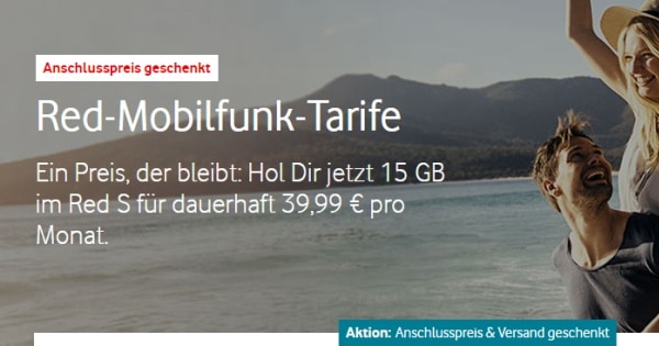 Vodafone Red: Übersicht zu den Mobilfunktarifen mit 5G