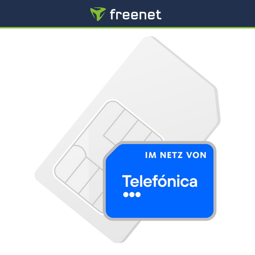 freenet green LTE Telefónica: 50 GB nur 19,99 € mtl.