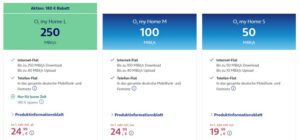 ⭐ o2 my Home-Tarife ab eff. 24,99 € mtl. - bis 1.000 MBit/s!