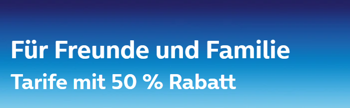 o2 Freunde werben: Family and friends Familientarif!
