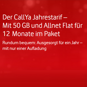 CallYa Jahrespaket im Check: 50 GB für 99,99