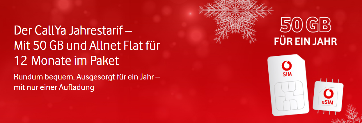 CallYa Jahrespaket im Check: 50 GB für 99,99